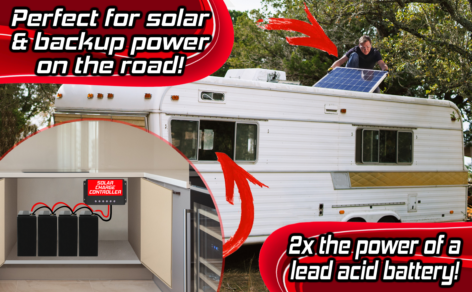 Banshee 12V 24AH Lithium Replacement Battery for (20AH) - Odyssey PC680